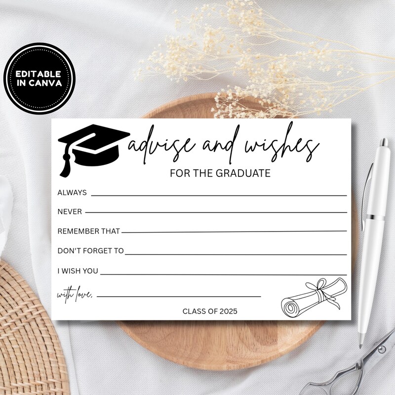 Graduation Advice Cards - Etsy