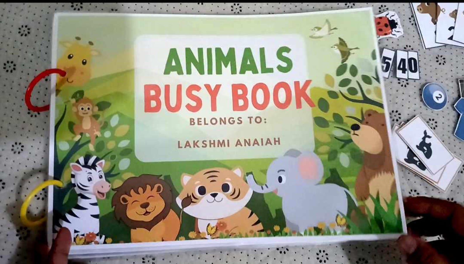 Busy Book Printable, Toddler Learning Binder, Preschool Activities ...
