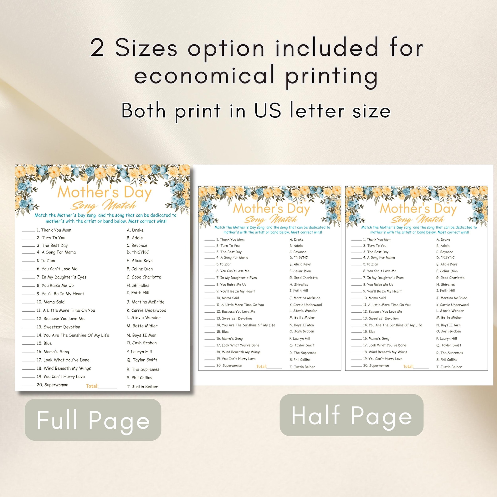 Mothers Day Activity, Mothers Day Song Match, Mothers Day Music Trivia ...