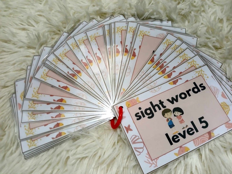 Sight Words Level 1 to 5, Basic Sight Words Flashcards, Reading Sight ...