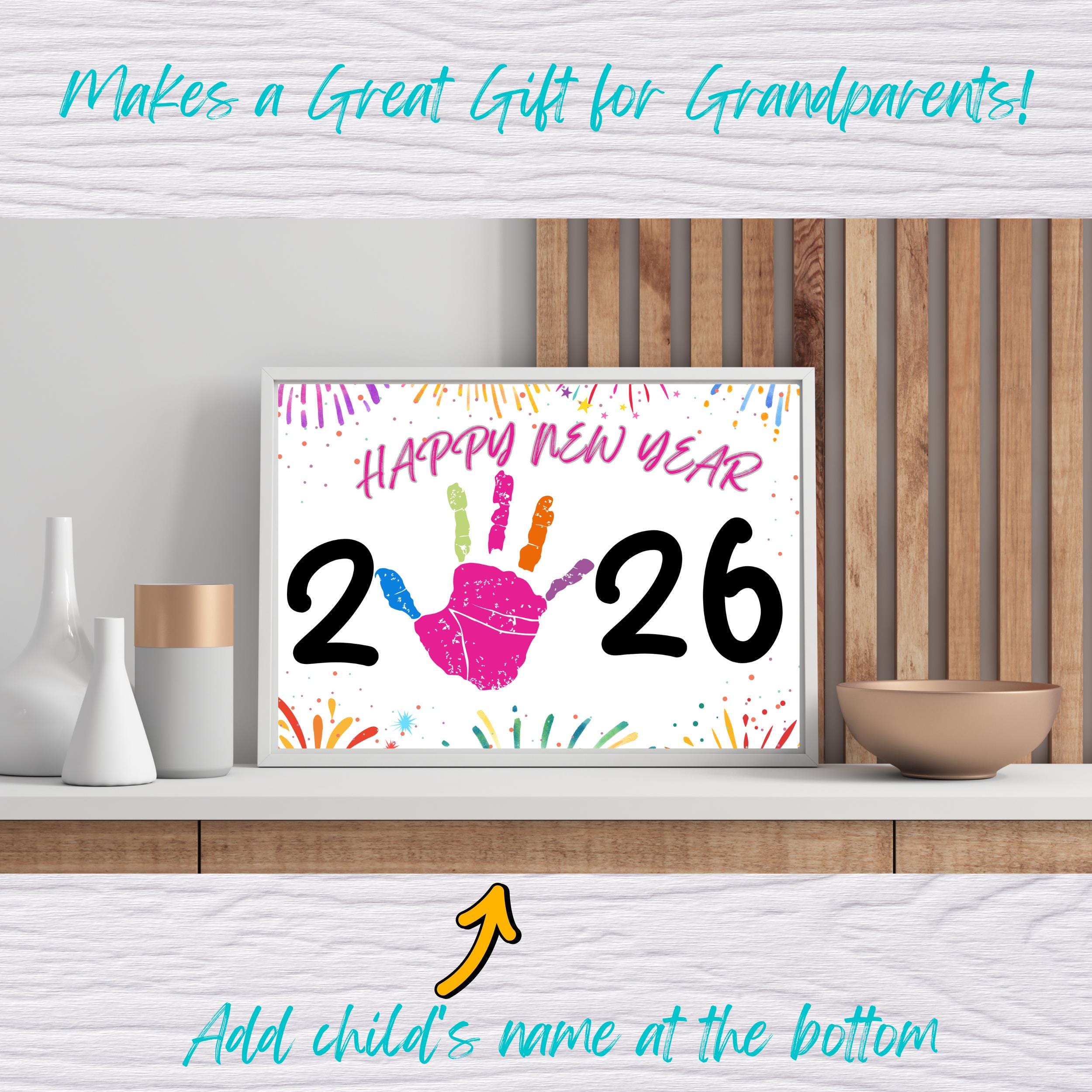 2026 New Year Handprint Craft, Kids Keepsake (PDF Printable) - Etsy