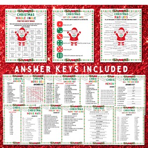 50 Christmas Games Bundle | Printable Holiday Party Games (PDF) - Etsy