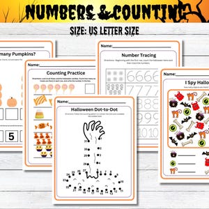 Halloween Activity Pack | Preschool & Kindergarten Worksheets (digital ...