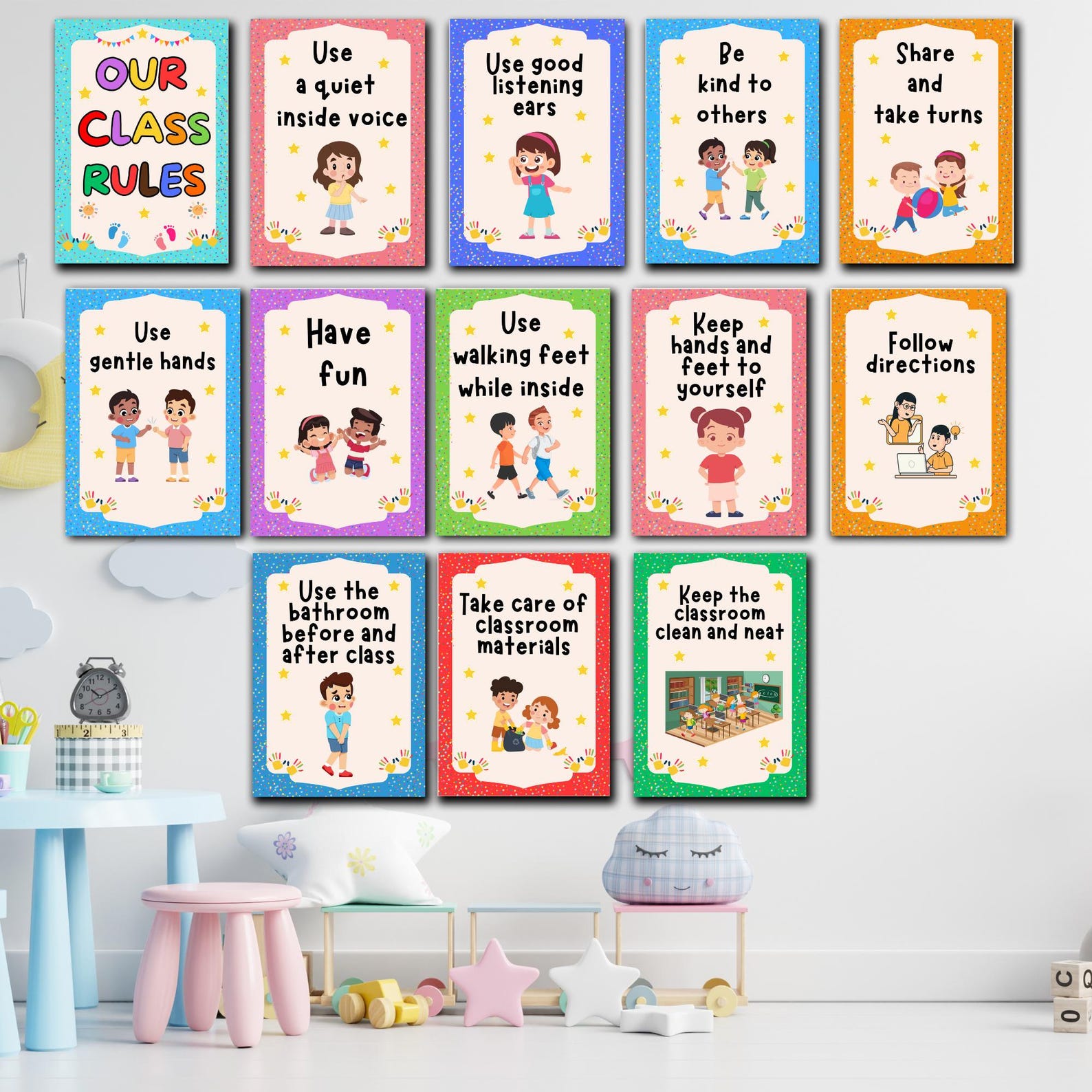 Classroom Rules Printable Daycare Rules Classroom Rules Daycare ...