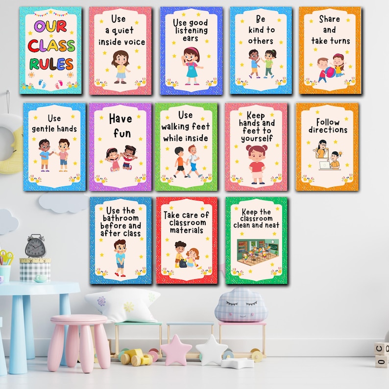 Classroom Rules Printable | Daycare Rules | Classroom Rules | Daycare ...