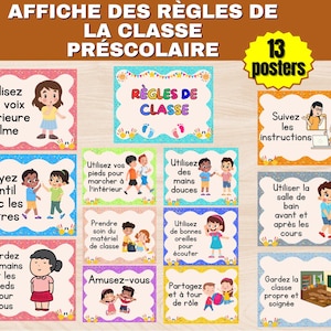 French Preschool Classroom Rules Classroom Display I French ...