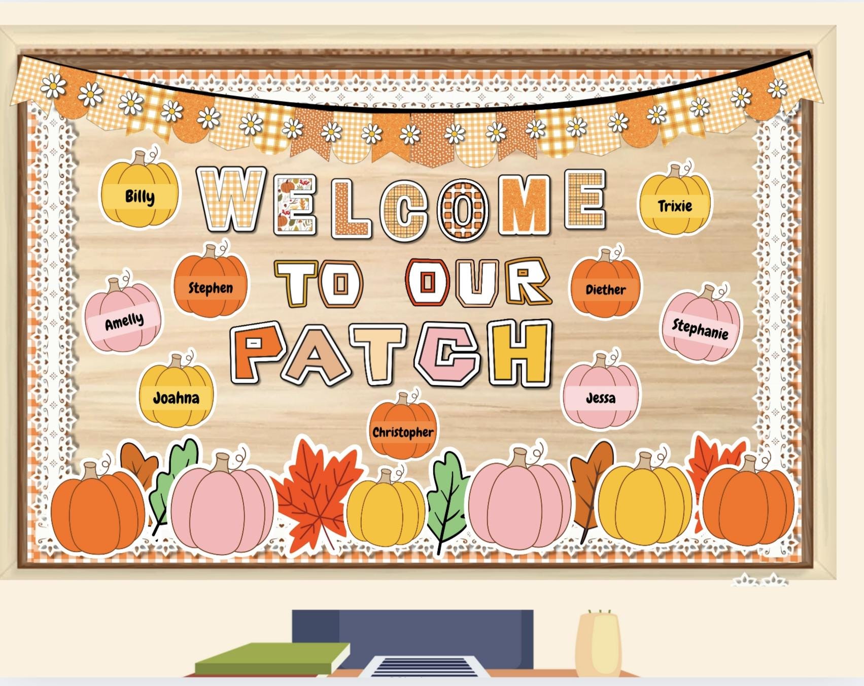 Fall Classroom Bulletin Board Kit | Printable Autumn Decor - Etsy