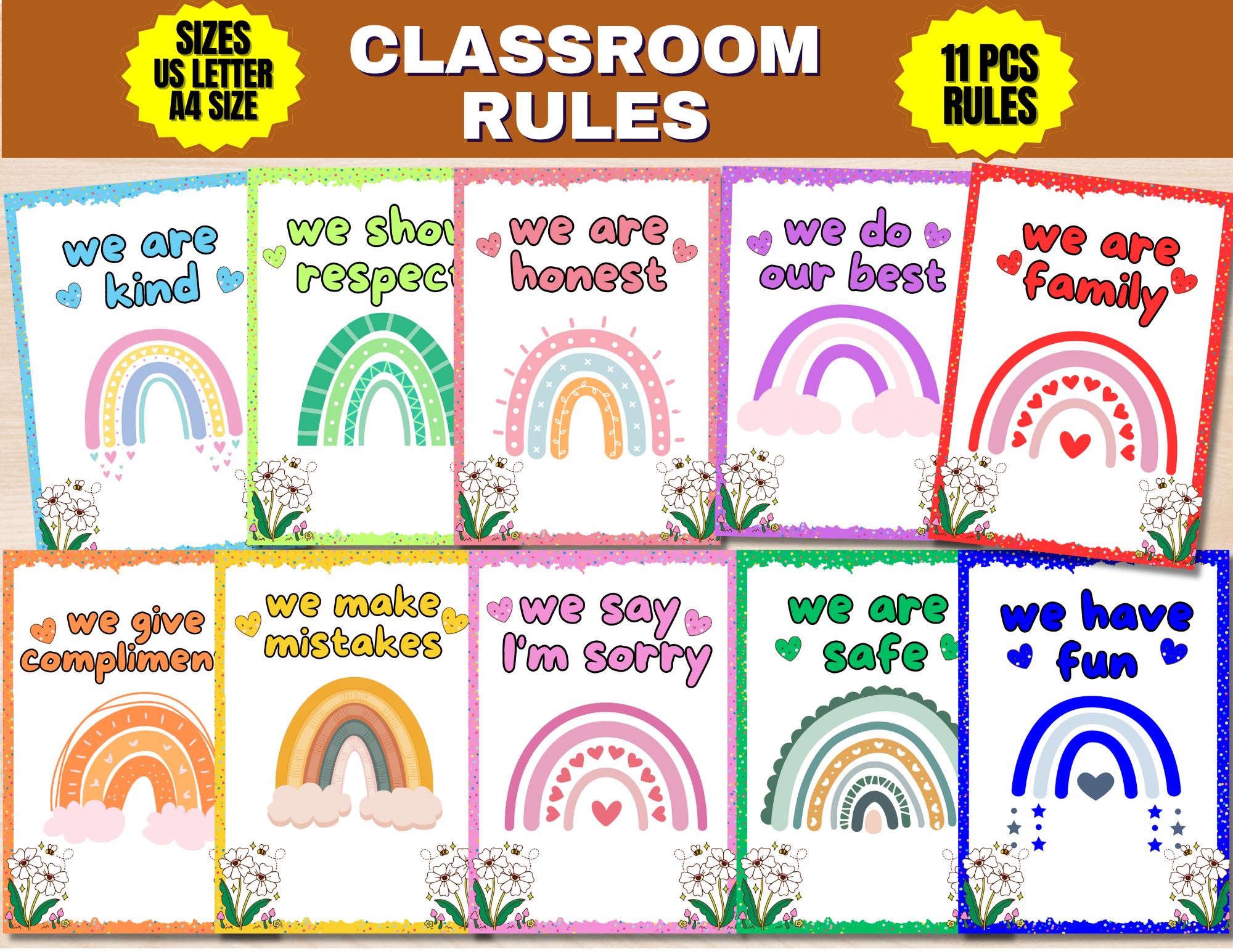 Classroom Rules Printable | Daycare Rules | Classroom Rules | Daycare ...