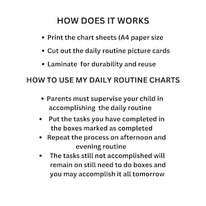 Boy Daily Routine Chart Printable, Morning, Afternoon, Evening Bedtime ...