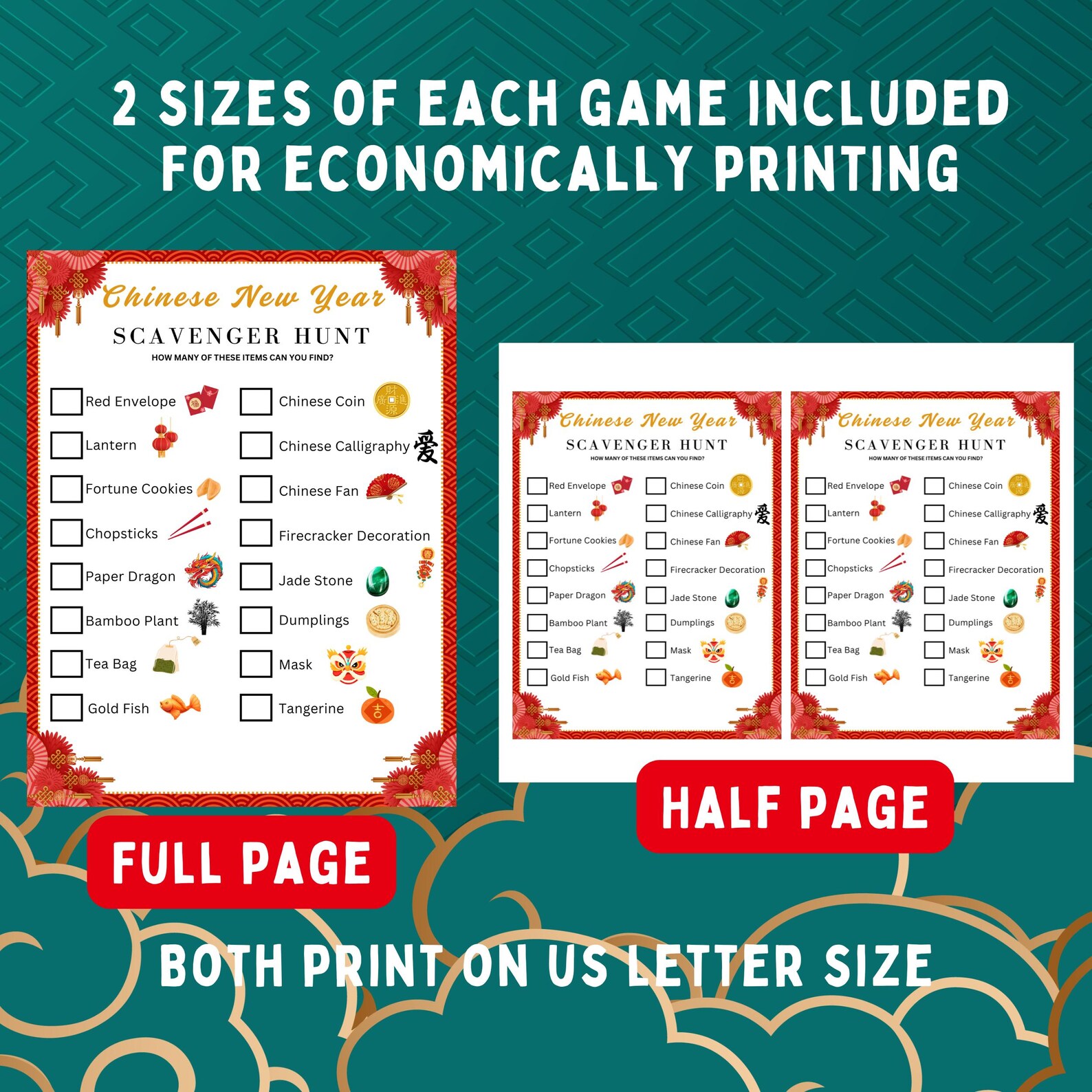 Chinese New Year Games Bundle, Chinese New Year Games for Families ...