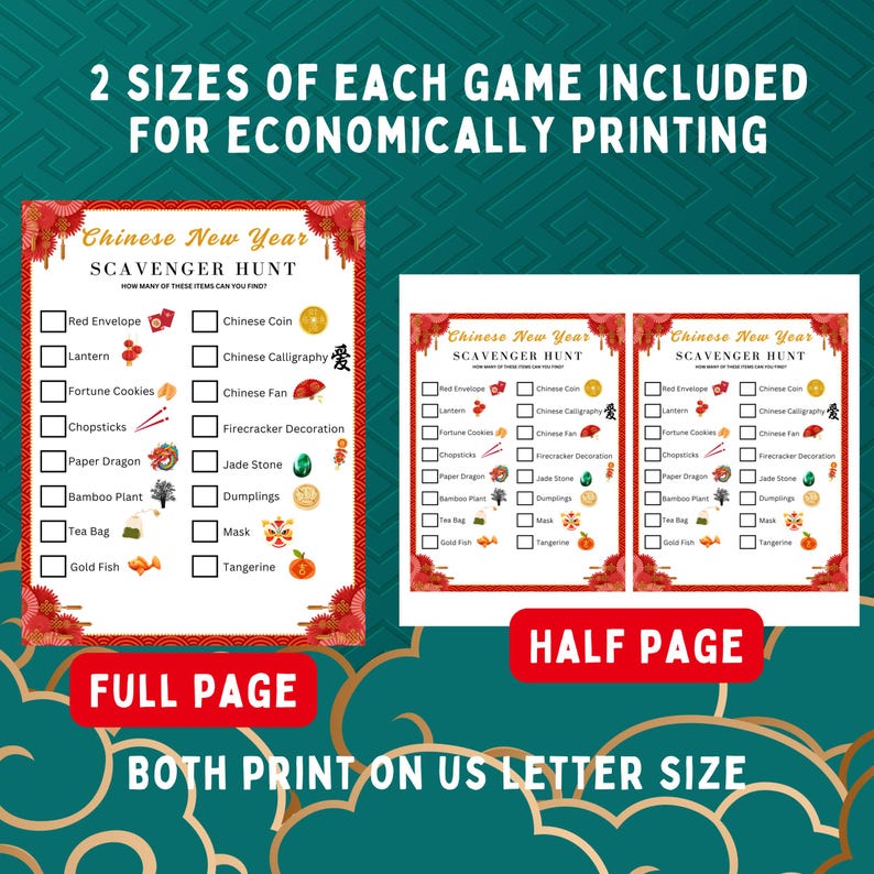 Chinese New Year Games Bundle, Chinese New Year Games for Families ...