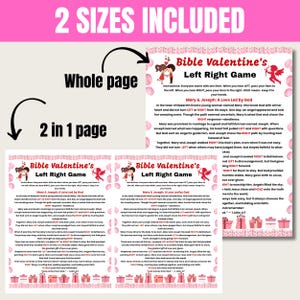 Valentine's Bible Game | Left Right Pass the Prize (digital Download ...