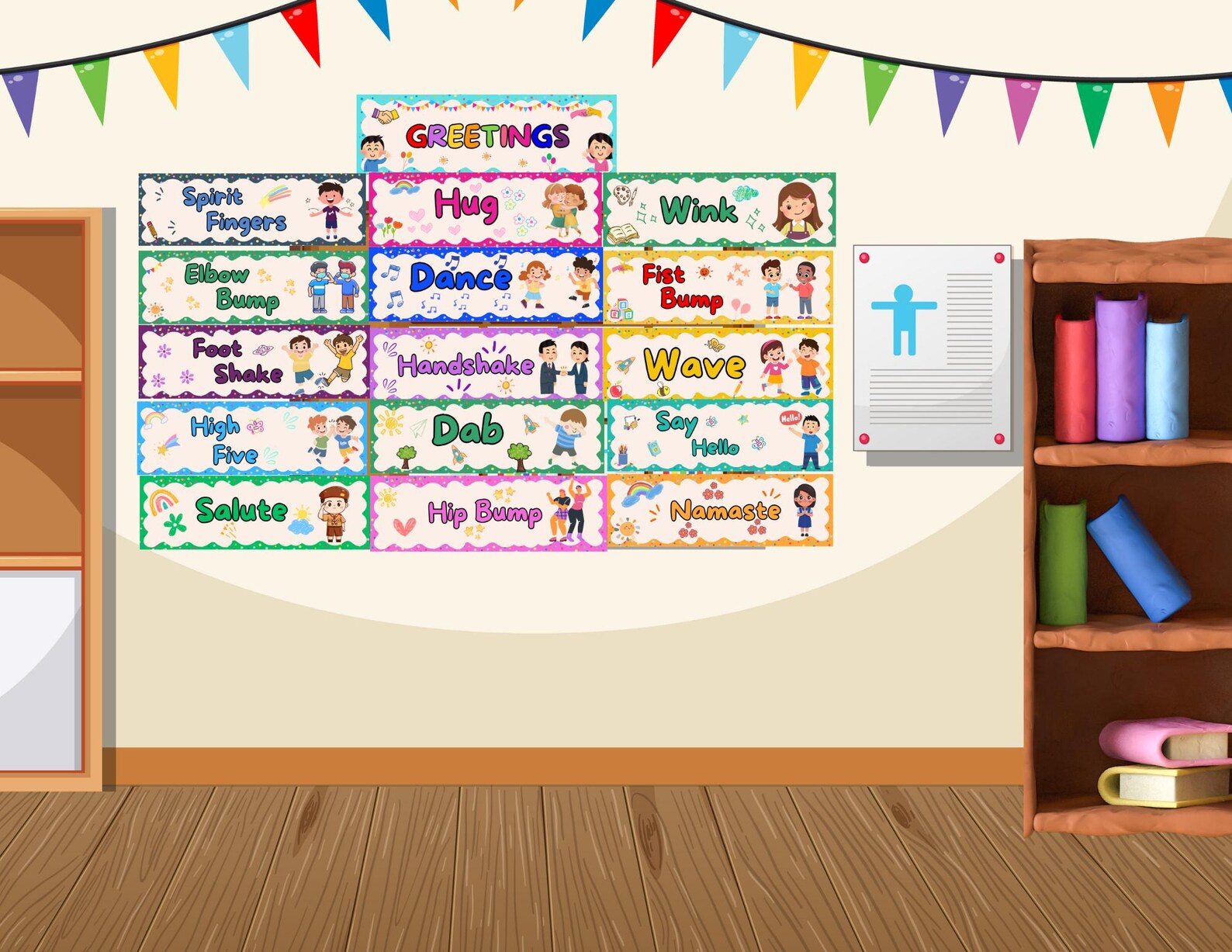 Printable Classroom Greetings |classroom Decor | Behavior Rules ...