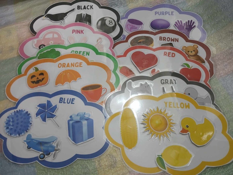 Color Matching Activity, Preschool Printable Sorting Game (PDF & PNG ...