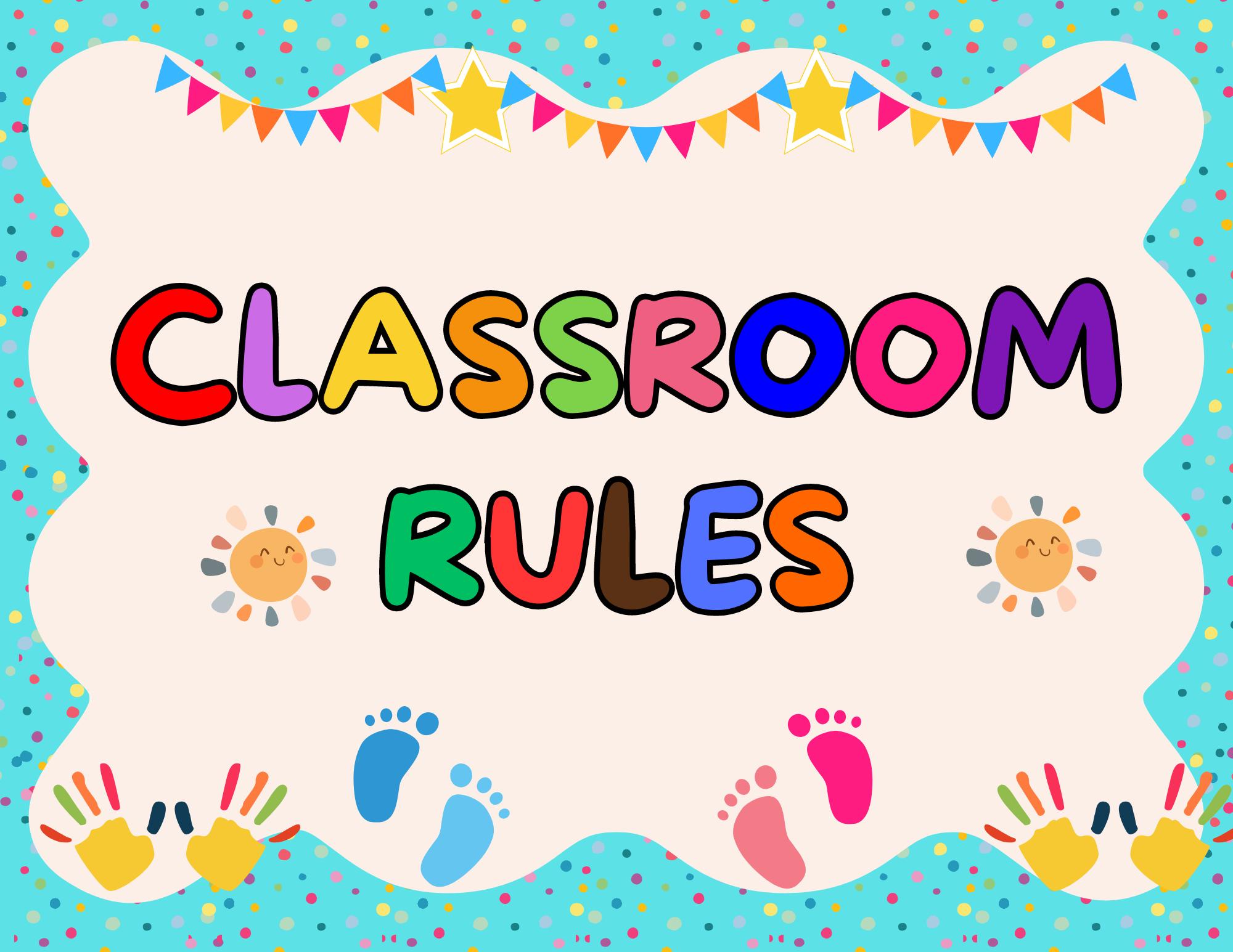 Classroom Rules Printable Daycare Rules Classroom Rules Daycare ...