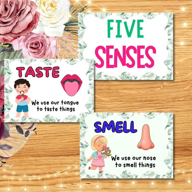 The 5 Senses Day Care Classroom Posters | Pre-k, Kindergarten Classroom ...