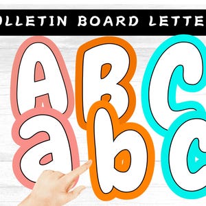 Bulletin Board Letters| Classroom Display Lettering Pack| Elementary ...