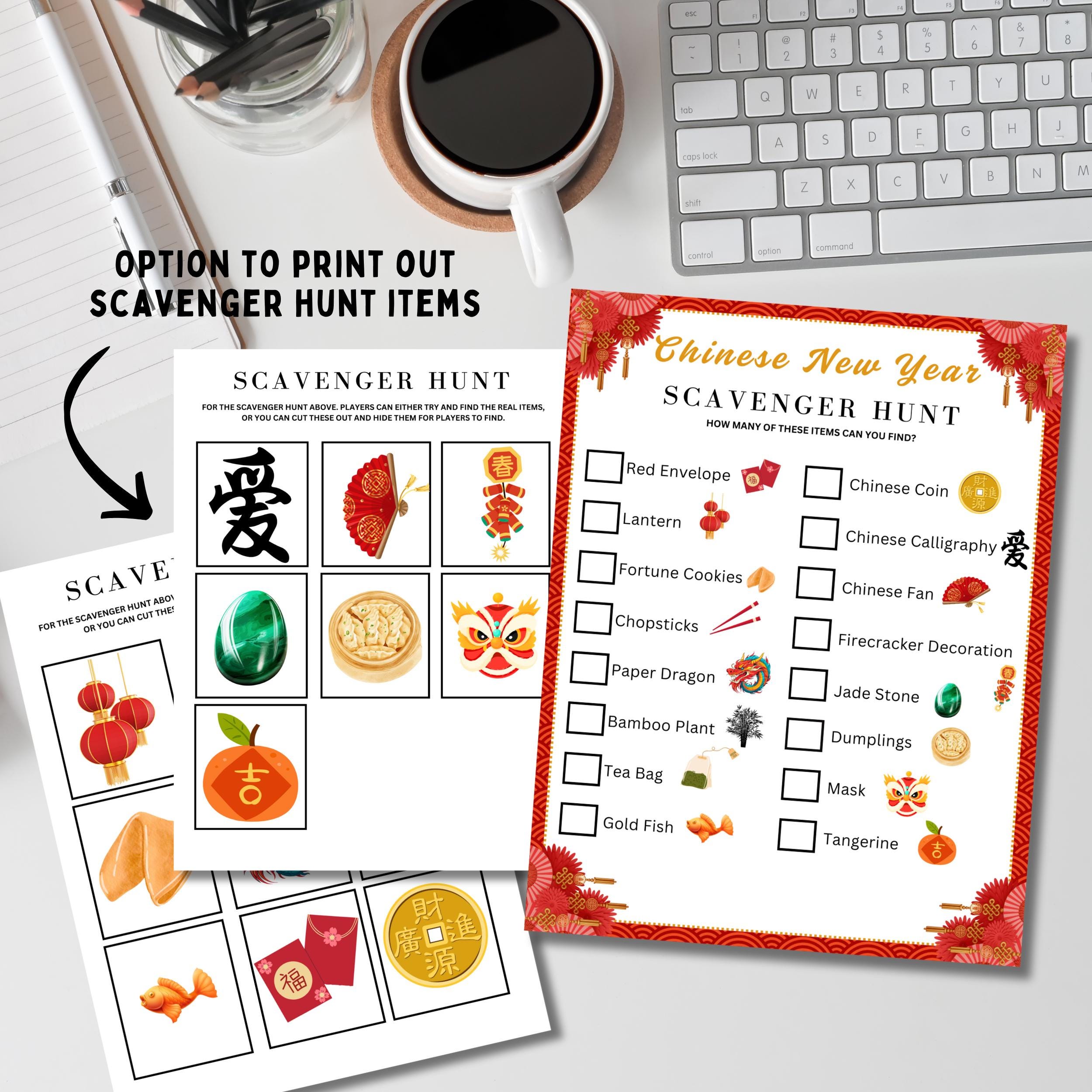 Chinese New Year Games Bundle, Chinese New Year Games for Families ...