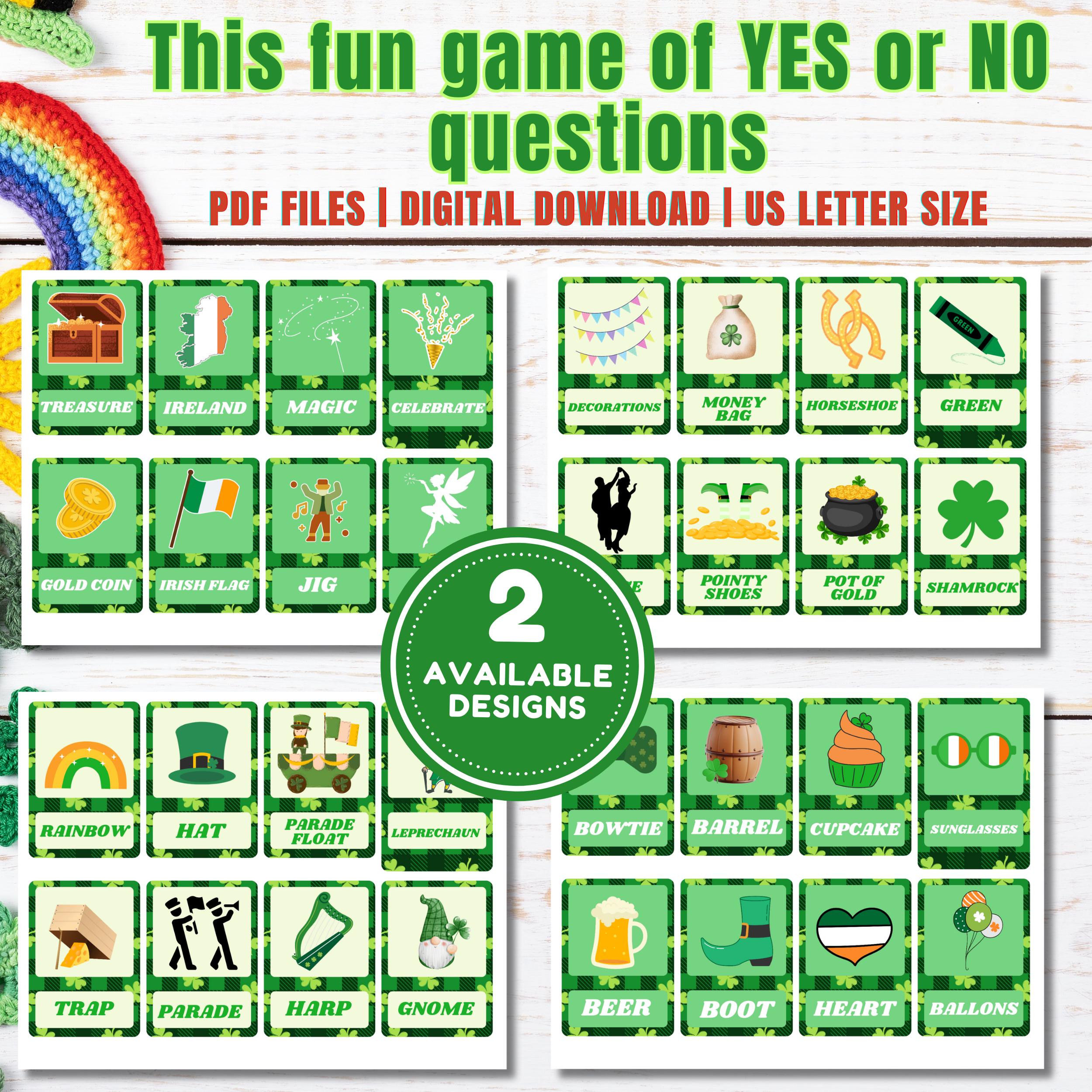 St. Patrick's Day Guessing Game: Who Am I | Printable Kids Game ...
