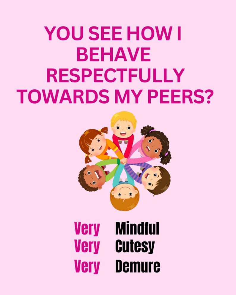 Classroom Rules Very Mindful, Very Cutesy, Very Demure | Daycare Rules ...