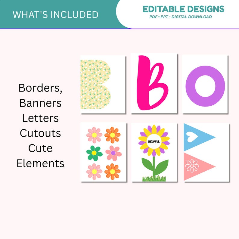 Spring Bulletin Board Kit | Our Skills Are Blooming, Growth Mindset ...