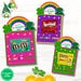 St Patrick's Day Gift Tag, Rainbow Seeds Candy Favor (instant Download ...