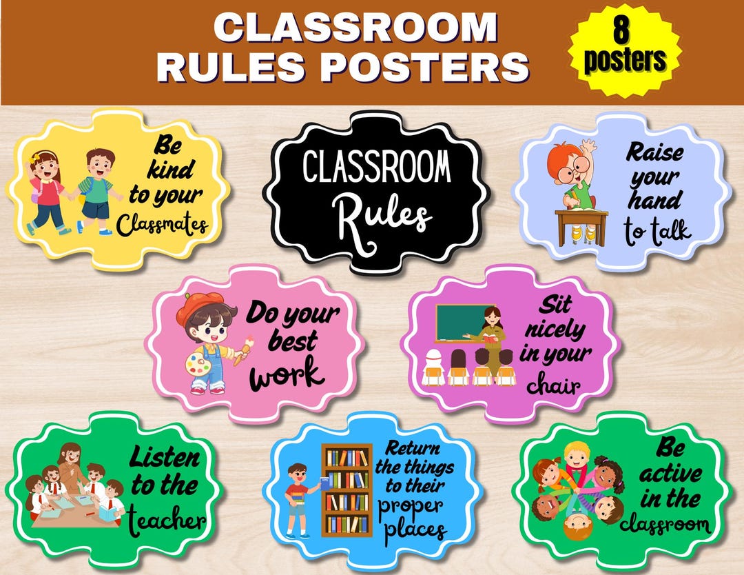 Classroom Rules Printable | Daycare Rules | Classroom Rules | Daycare ...