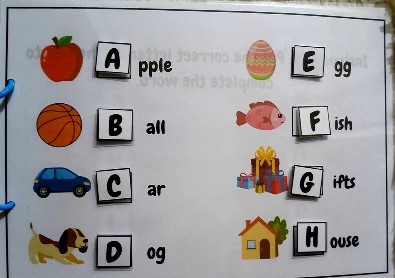 Beginning Sounds, Printable Alphabet Game, Preschool Curriculum ...