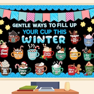 Winter Healthy Habits Bulletin Board Kit, Winter Classroom Decor ...