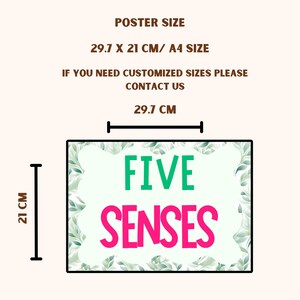 The 5 Senses Day Care Classroom Posters | Pre-k, Kindergarten Classroom ...