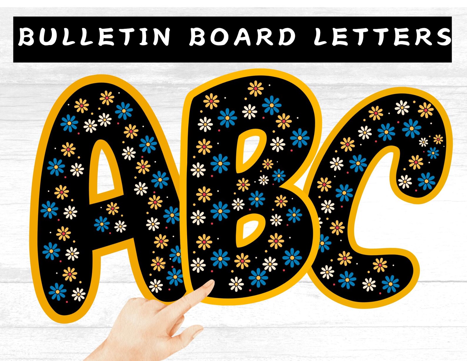 Bulletin Board Letters| Classroom Display Lettering Pack| Elementary ...
