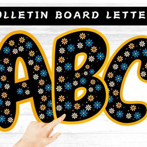Bulletin Board Letters| Classroom Display Lettering Pack| Elementary ...