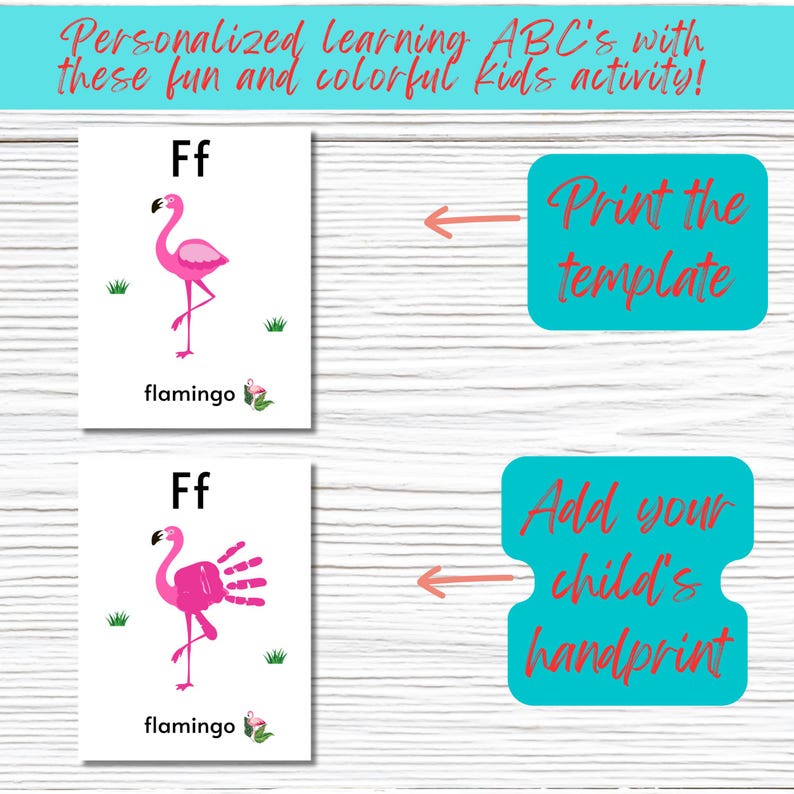 Alphabet Handprint Book, Alphabet Handprint Art,daycare Preschool ...