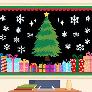 Christmas Bulletin Board, Classroom Decor, Bulletin Board, Christmas ...