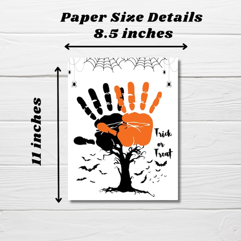 Halloween Handprint Art Bundle, Kids Activity (printable) - Etsy