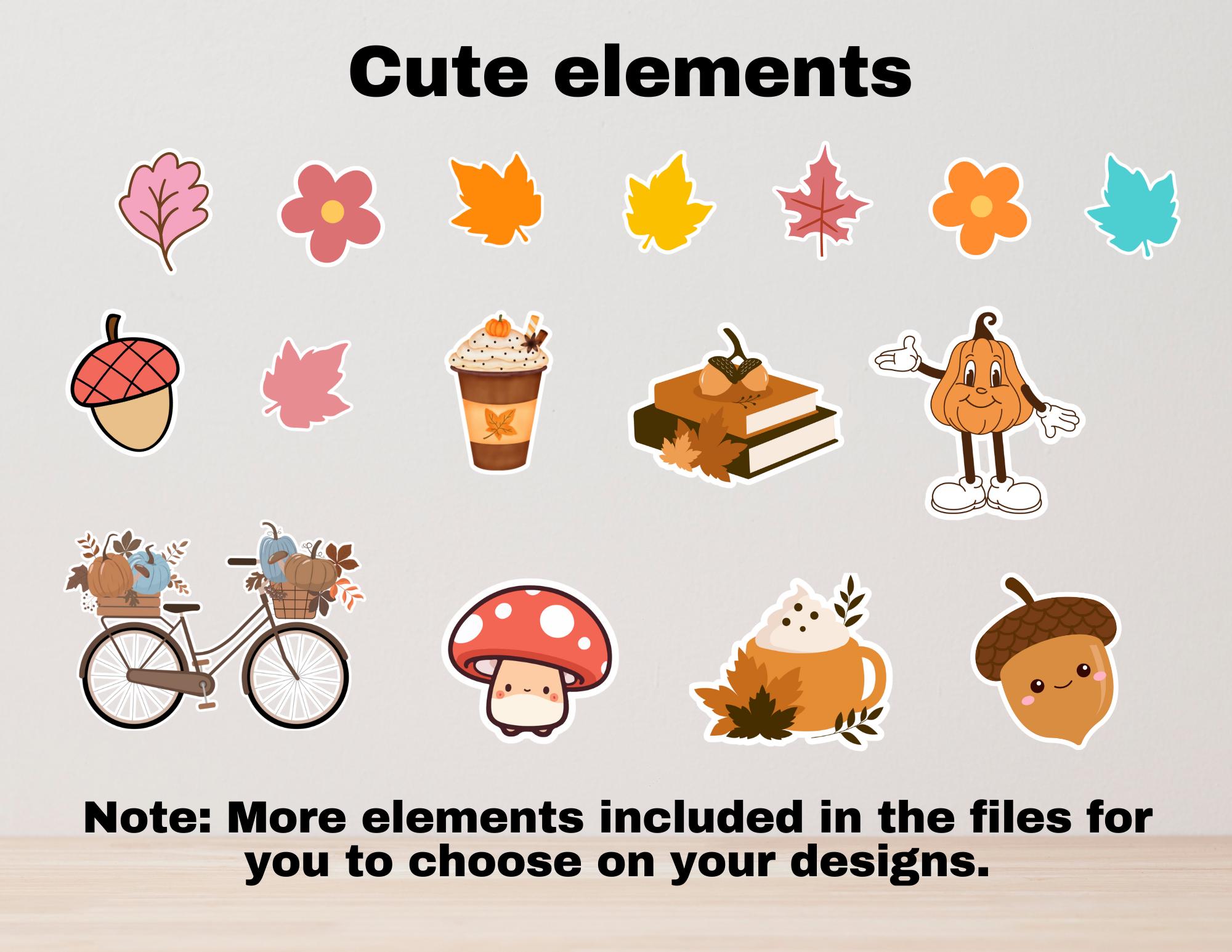 Cutesy Fall Classroom Bulletin Board Kit | Autumn Decor (printable) - Etsy