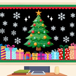 Christmas Bulletin Board, Classroom Decor, Bulletin Board, Christmas ...