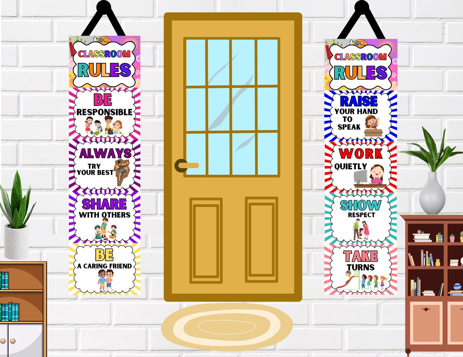 Classroom Rules Posters |classroom Decor | Behavior Rules |teacher ...