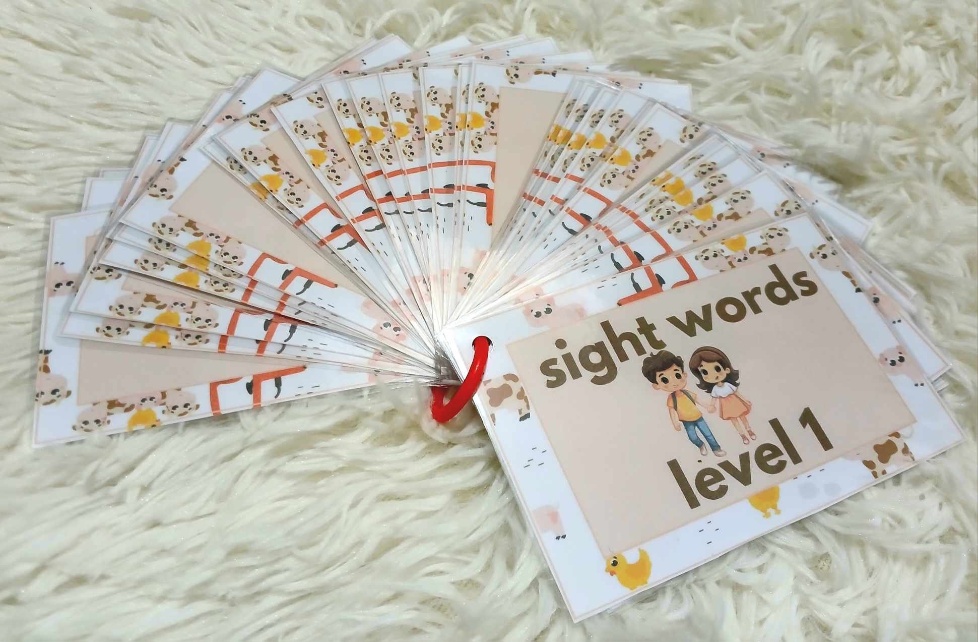 Sight Words Level 1 to 5, Basic Sight Words Flashcards, Reading Sight ...