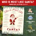 Who is Most Like Santa Game | Office Christmas Party Game | Christmas ...