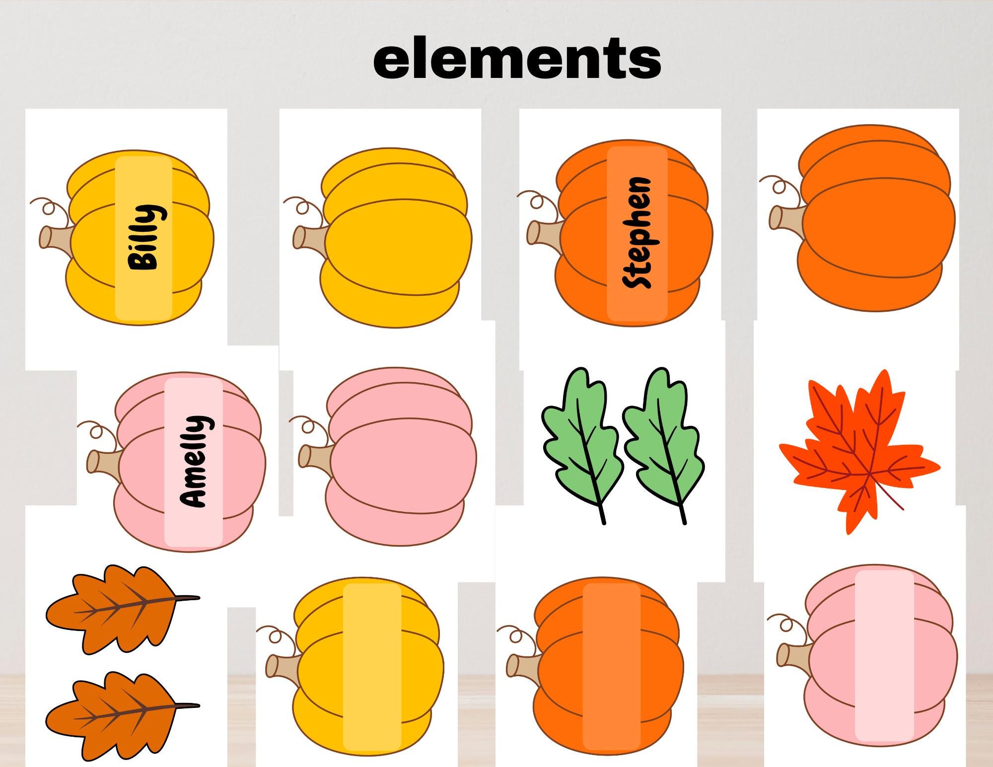 Fall Classroom Bulletin Board Kit | Printable Autumn Decor - Etsy