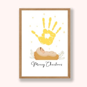 Christmas Nativity Handprint Art Bundle, Kids Craft (printable) - Etsy