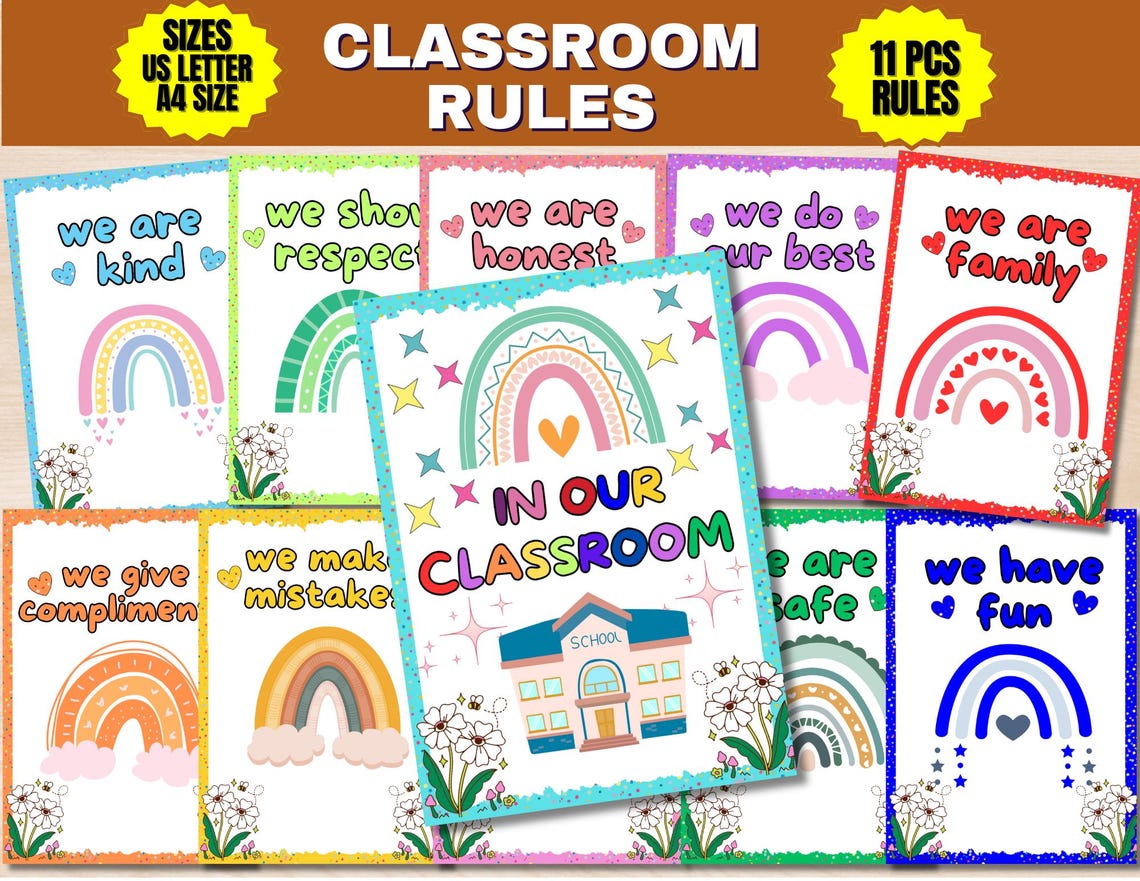 Classroom Rules Printable | Daycare Rules | Classroom Rules | Daycare ...