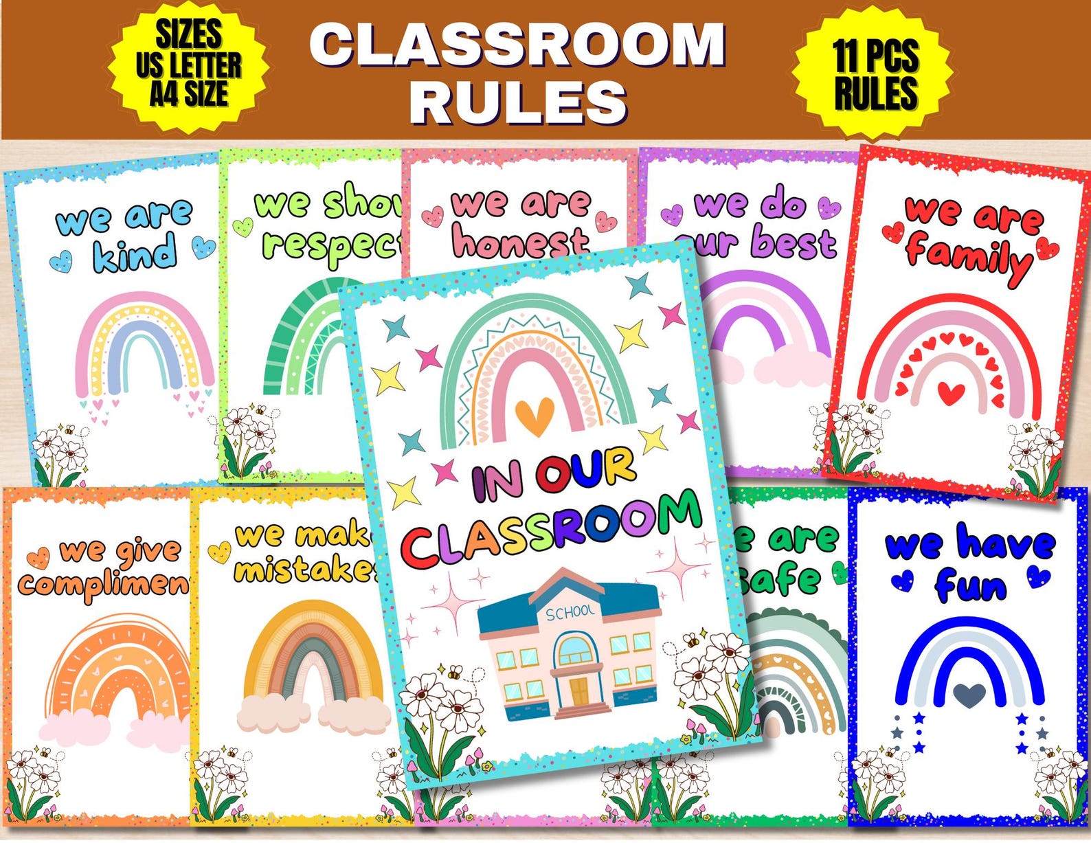 Classroom Rules Printable | Daycare Rules | Classroom Rules | Daycare ...