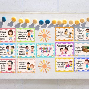French Preschool Classroom Rules Classroom Display I French ...