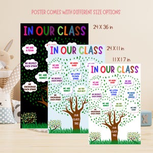 Classroom Rules Tree Printable | Daycare Rules | Classroom Rules ...