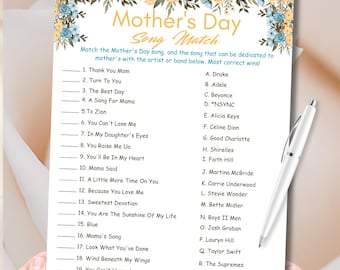 Mothers Day Activity, Mothers Day Song Match, Mothers Day Music Trivia ...