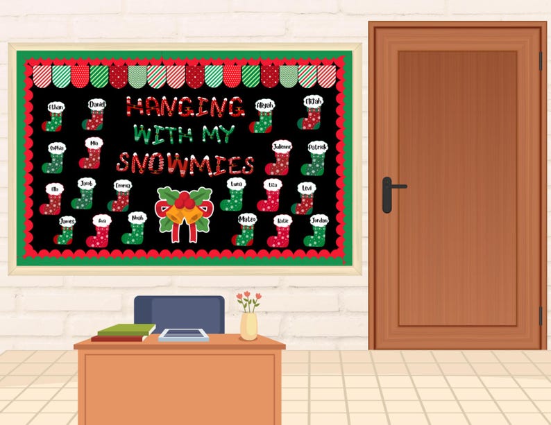 Christmas Bulletin Board, Classroom Decor, Bulletin Board, Christmas ...