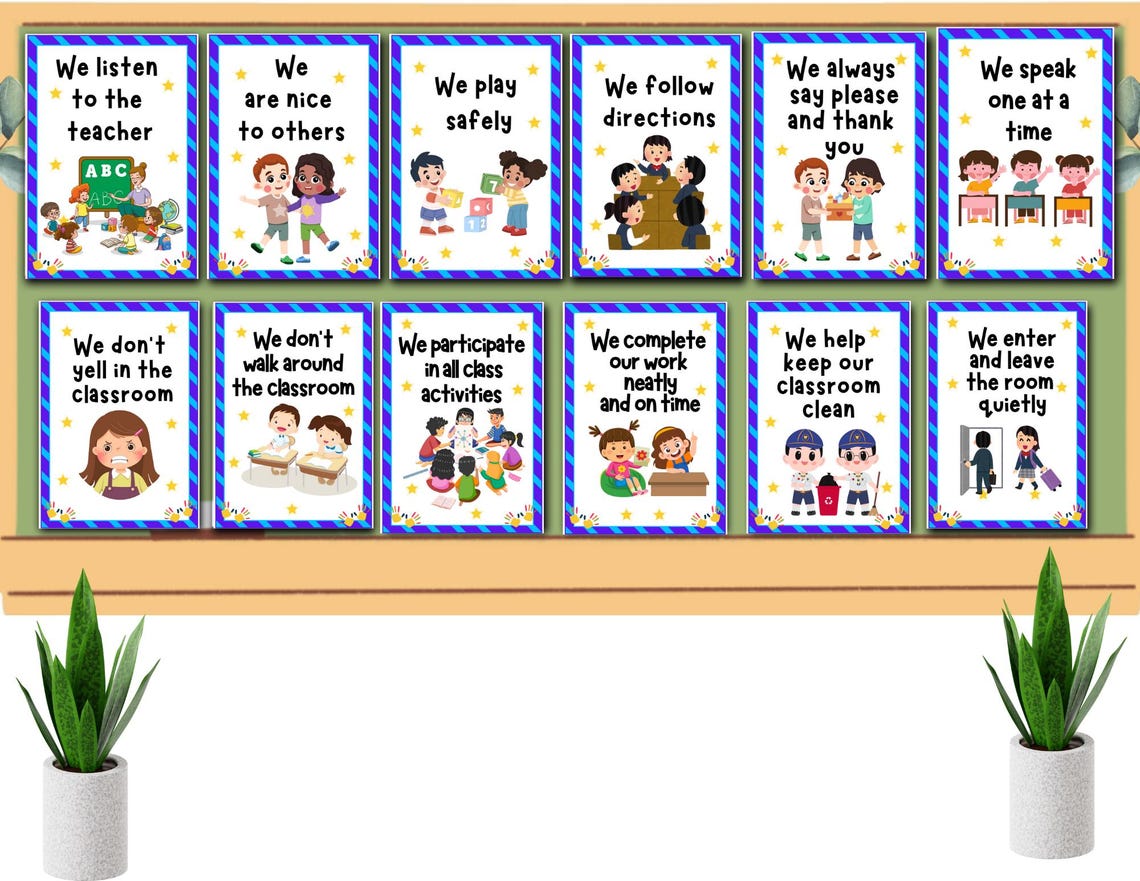 Classroom Rules Printable | Daycare Rules | Classroom Rules | Daycare ...