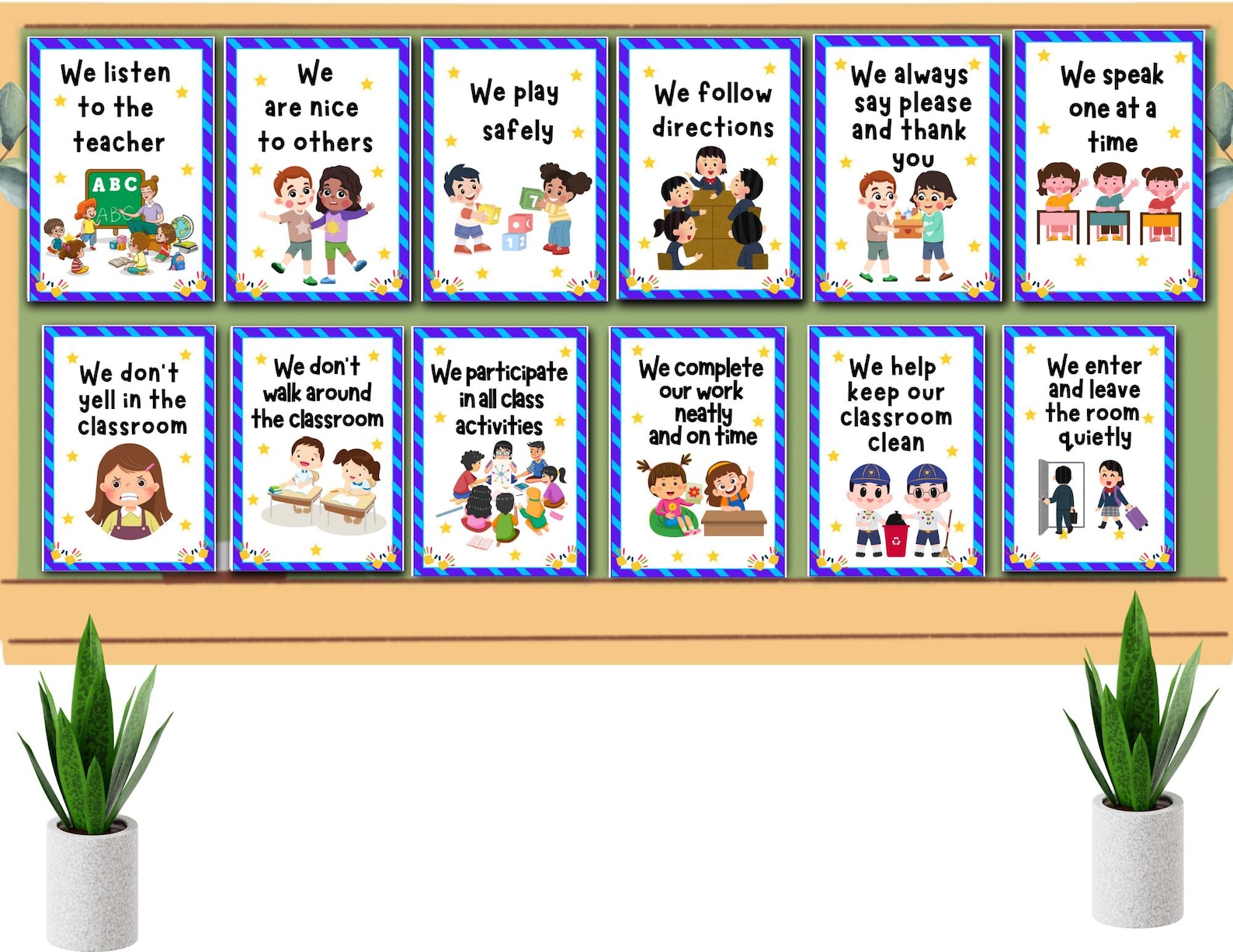 Classroom Rules Printable | Daycare Rules | Classroom Rules | Daycare ...